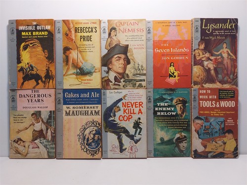 LOT OF 10 VINTAGE POCKET BOOKS INC. PAPERBACKS - MIXED LOT 06 | eBay
