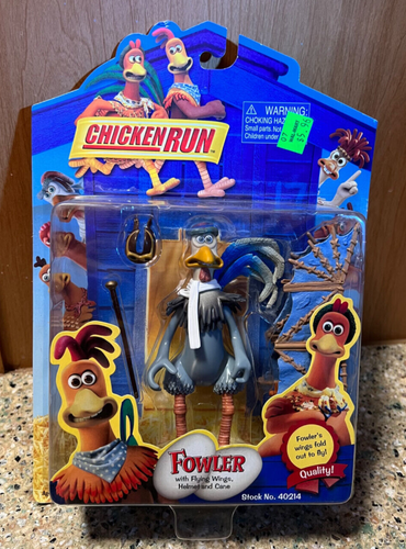 Chicken Run FOWLER Action Figure Playmates - NEW IN BOX | eBay