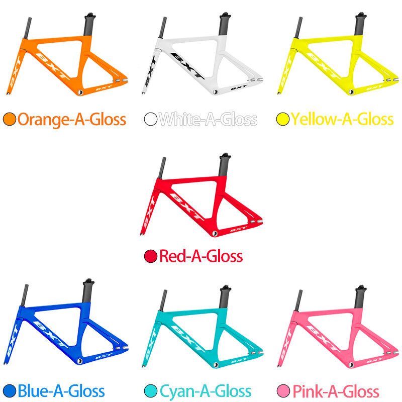 Carbon Track Frame 700C With Fork Seatpost Fixed Gear Carbon Track Bike ...