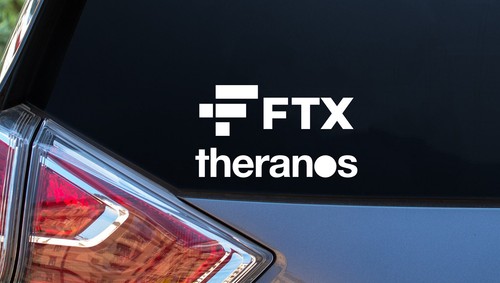 FTX Theranos Company Retro Vintage Vinyl Sticker Decals | eBay