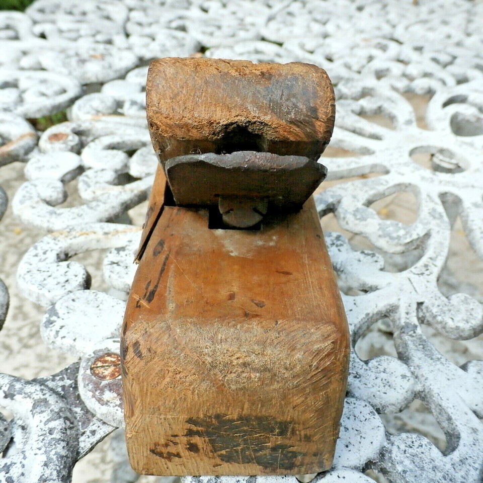 Antique Vintage Handmade Wood Carpenter Tool Primative Woodworking Hand ...