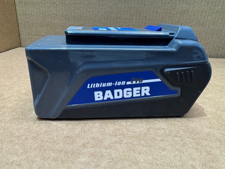 BADGER [WB40V2.0AHB] 4.0AH 40V BLUE RECHARGEABLE LI-ION BATTERY | eBay