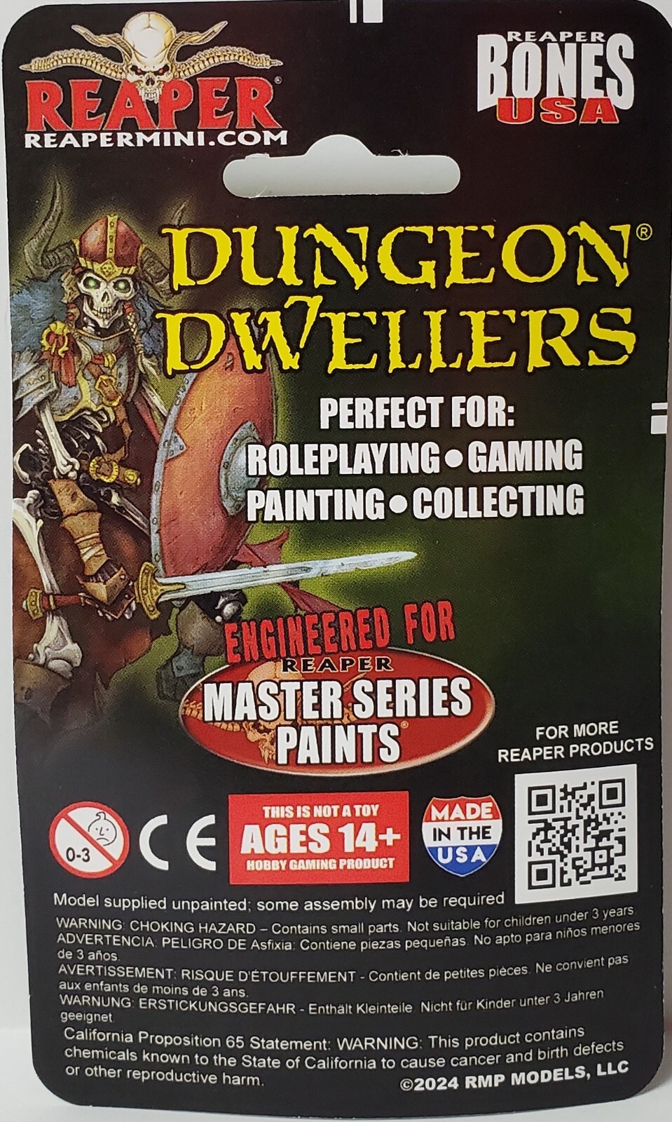 HYBORIAN HEROINE Reaper Miniatures Bones USA Dungeon Dwellers REM07117 ...