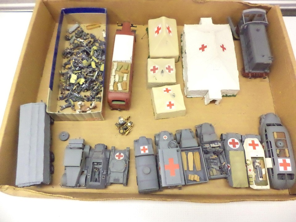 Airfix/others 1/72 WW2 German Medical Vehicle lot, painted, (ll), 8 | eBay