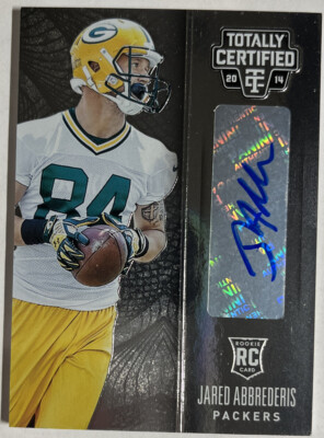 2014 Totally Certified Rookie Signatures #123 Jared Abbrederis Auto ...