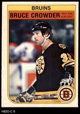 1982 O-Pee-Chee #9 Bruce Crowder Bruins 8 - NM/MT | eBay
