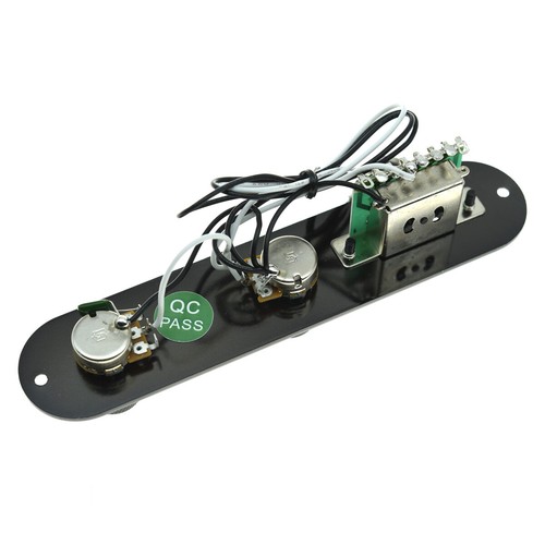 Loaded Control Plate Pre-Wired 3-Way Control Plate for Fender Tele ...