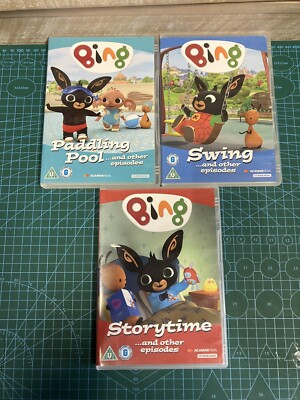 BING 3x DVD Paddling Pool Swing + Story time 1-3 Cbeebies hrs+ | eBay UK