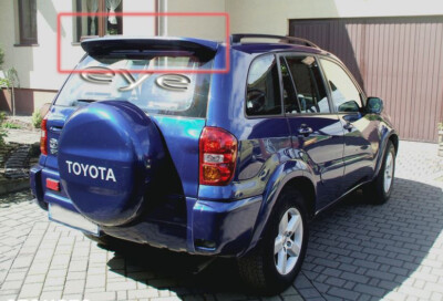 TOYOTA RAV4 RAV-4 3D AND 5D 2000 - 2005 REAR ROOF SPOILER | eBay