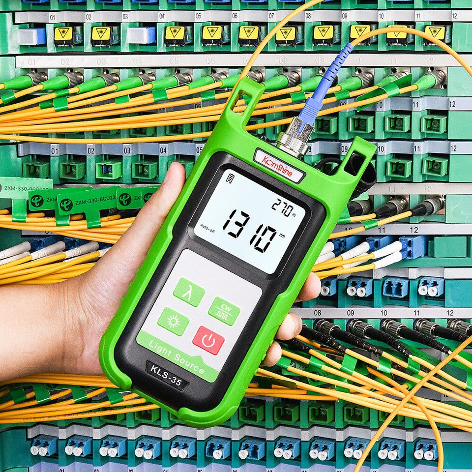 Fiber Power Meter with 7 Wavelengths, 1310/1550nm Light Source,Fiber ...