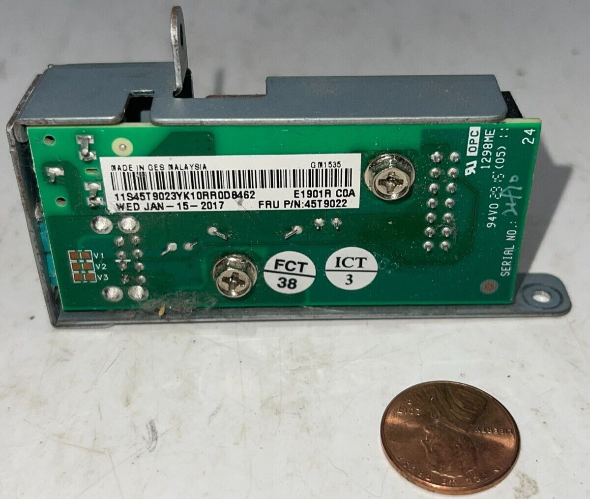 TOSHIBA/IBM 4900-745/785 USB FRONT MODULE 45T9022 M4800-723/43/83 ...