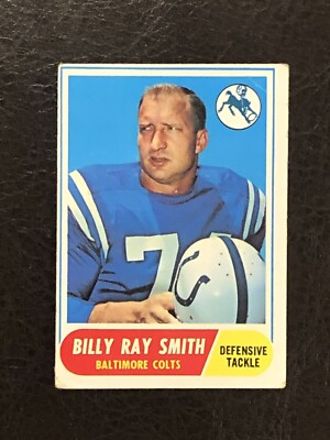 1968 Topps Football Billy Ray Smith Card #22 VG-EX Baltimore Colts | eBay