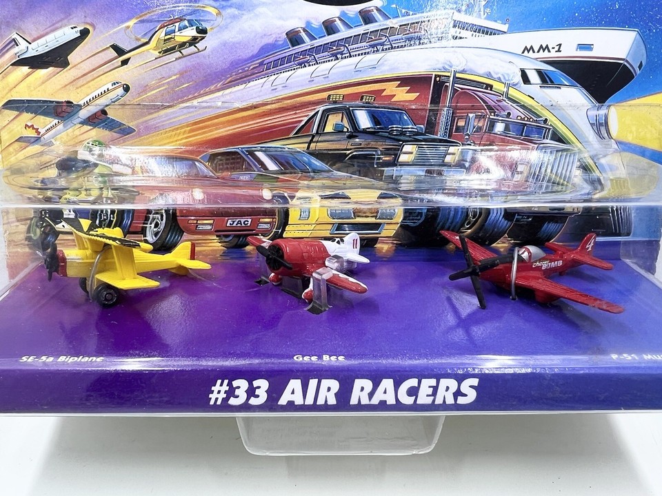 Micro Machines #33 Air Racers NIB NOS Sealed 1995 Planes Gee Bee P-51 ...