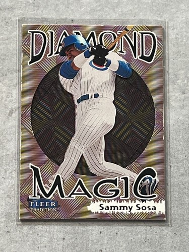 1999 Fleer Tradition Sammy Sosa SP Diamond Magic Insert #13-DM Chicago ...