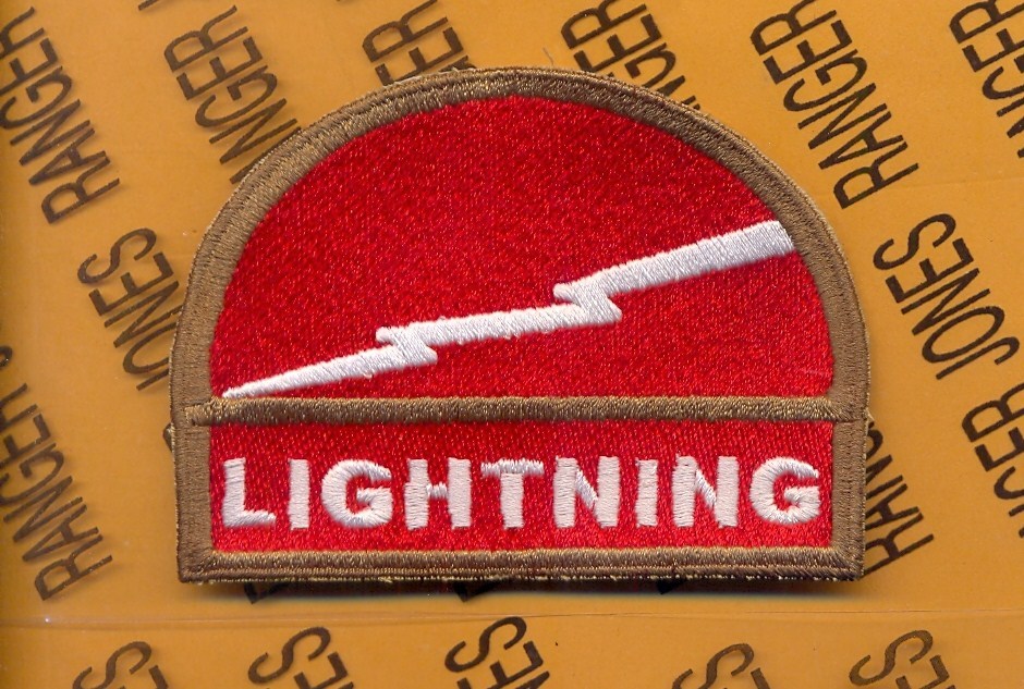 US Army 78th Infantry Division "LIGHTNING" ~3.25" tab & 1 piece patch ...