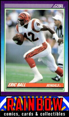 1990 Score #124 Eric Ball Cincinnati Bengals | eBay
