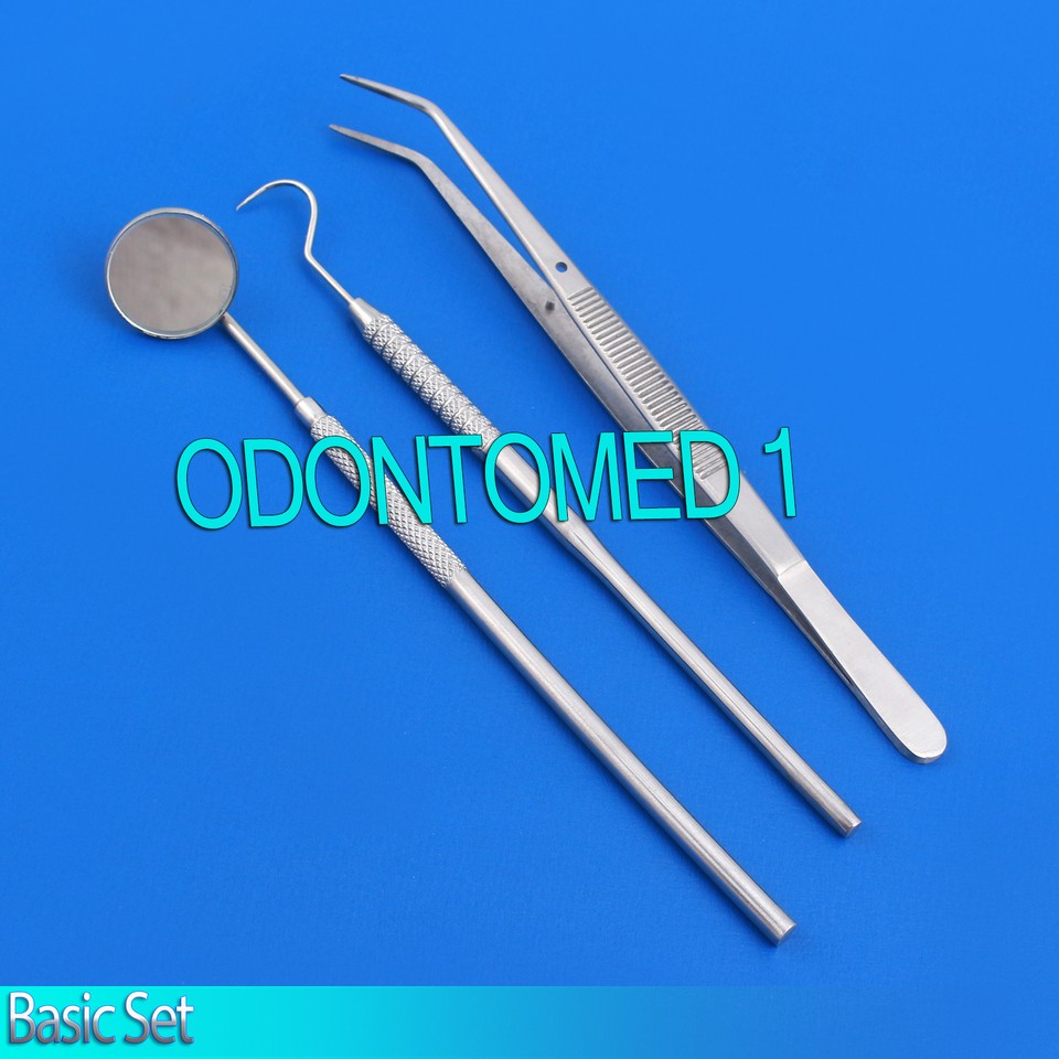 Basic Exam Setup Set of 3 Dental Instruments Probe mirr,PR-145 | eBay
