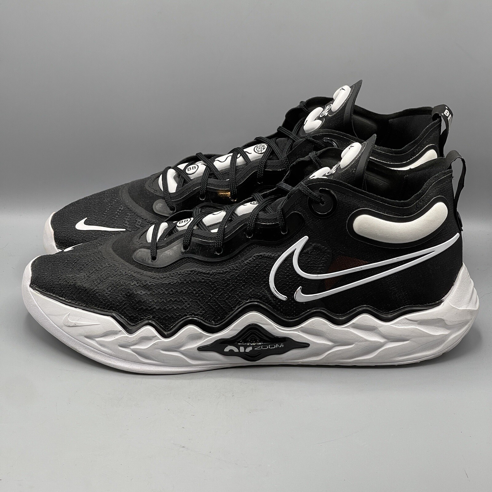Nike Air Zoom GT Run TB Men's 17 Basketball Shoes Bla… - Gem