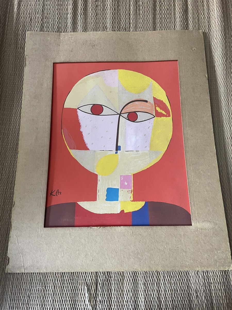 Paul Klee Senecio Senecio (Soon To Be Aged), 1922 Framed Canvas