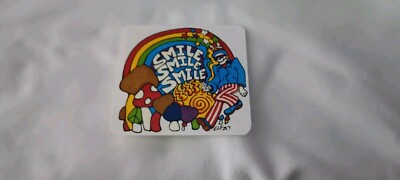 Grateful Dead Psycle Sam Smile Smile Smile Vintage "ELF 1987" Window ...