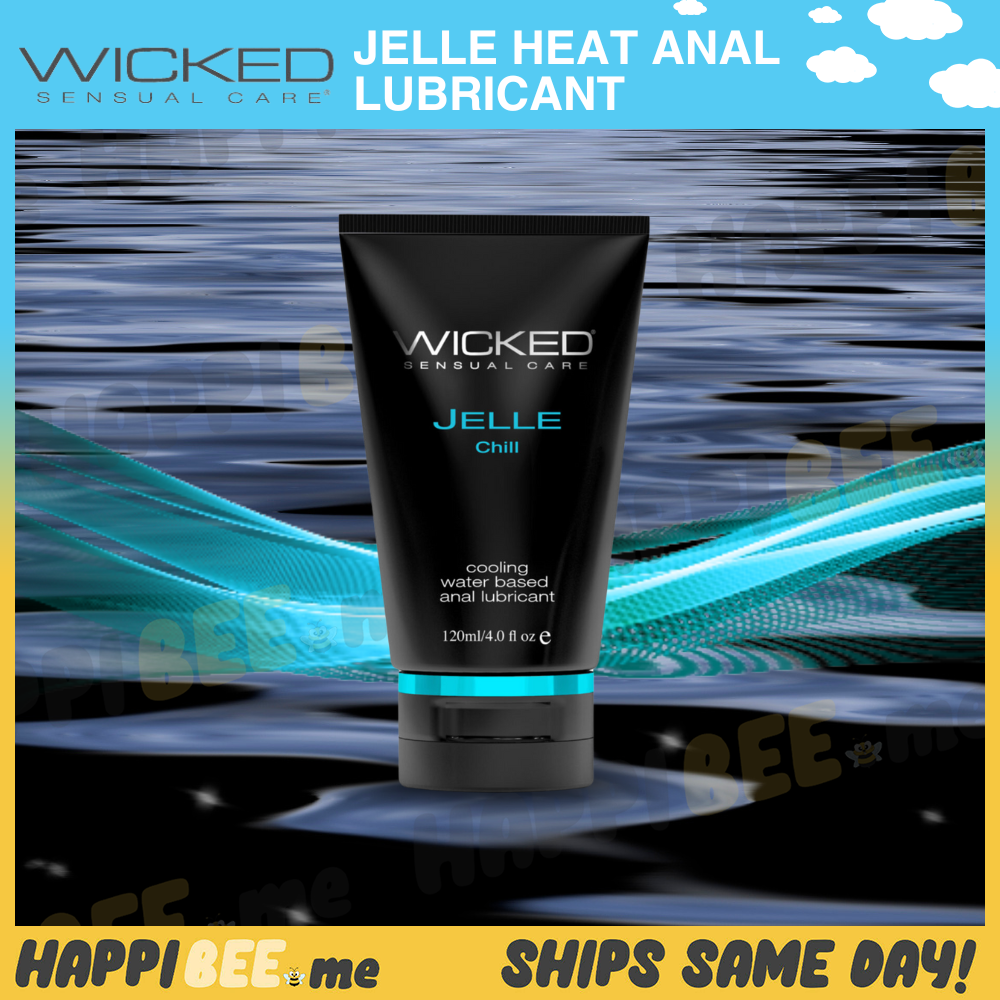 Wicked Jelle Chill Water Lubricant🍯backdoor Anal Ease Relax Lube Glide