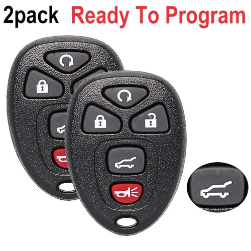 2x Remote Key Fob for 2007 2008 2009 2010 2011 2012 2013 2014 GMC ...