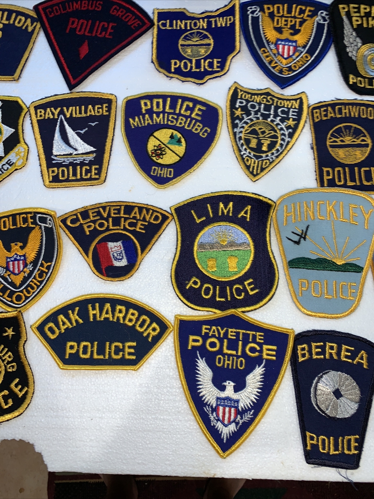 collection of (30) OHIO POLICE department patches | eBay