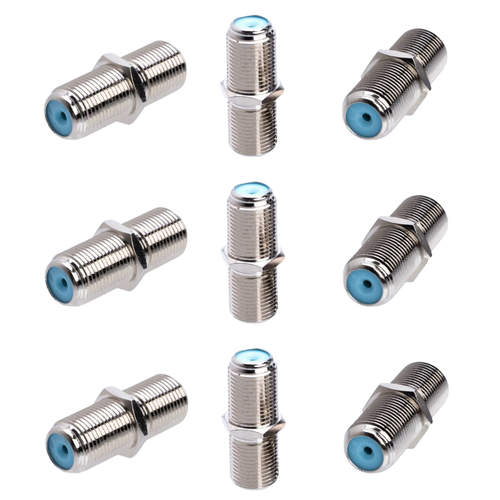 3 GHz F Type Female to Female F-81 Barrel Connector Coaxial Coupler ...