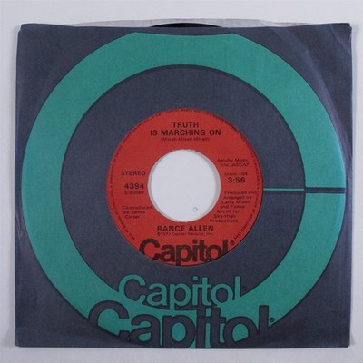 70s Soul 45 RANCE ALLEN Truth Is Marching On CAPITOL VG++ HEAR e | eBay