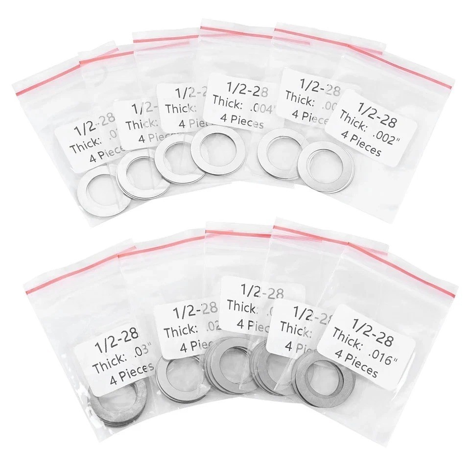 1/2x28 Barrel Shim Kit for Muzzle Brake Alignment .223/5.56 – 44pcs | eBay