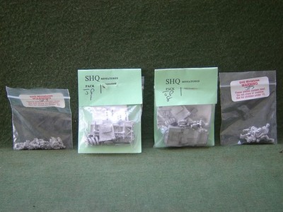 SHQ Miniatures 1/72 Scale White Metal WW2 British Jeeps ~ JP1, JP5, Jp7 ...