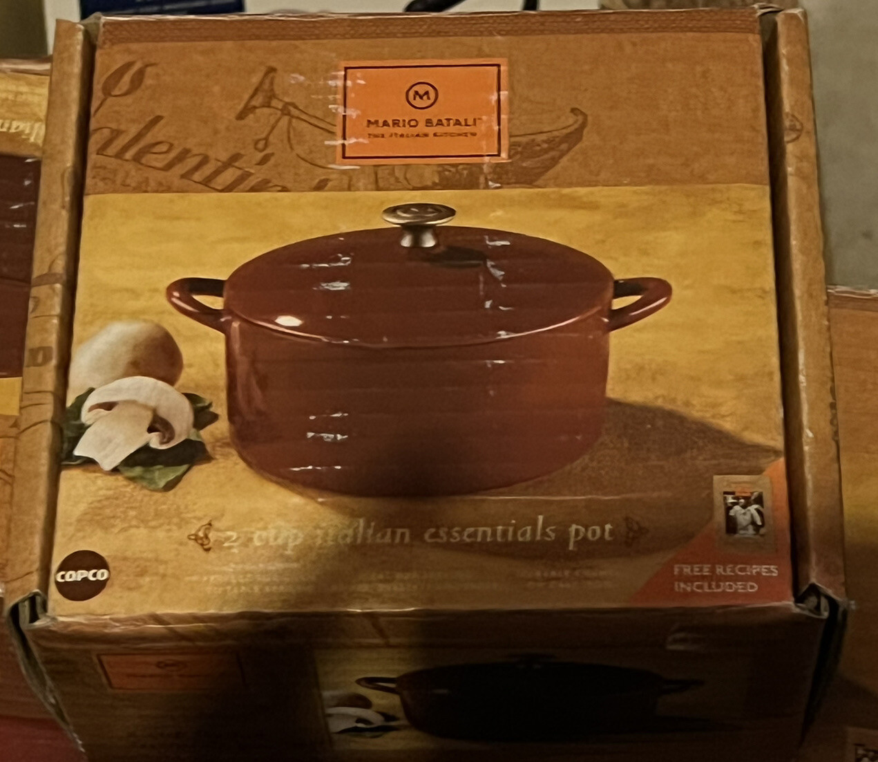 Mario Batali Cast Iron and Enamel 2 Cup Italian Essentials Pot | eBay