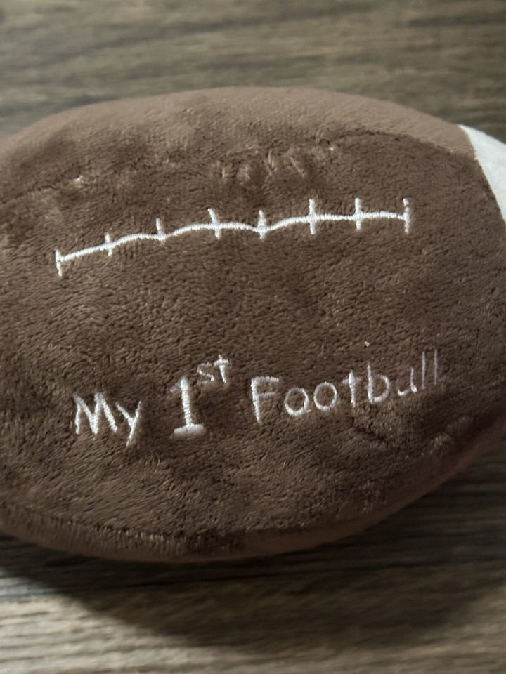 Baby My First Football plush rattle toy sports Kelly Toy NEW Infant ...