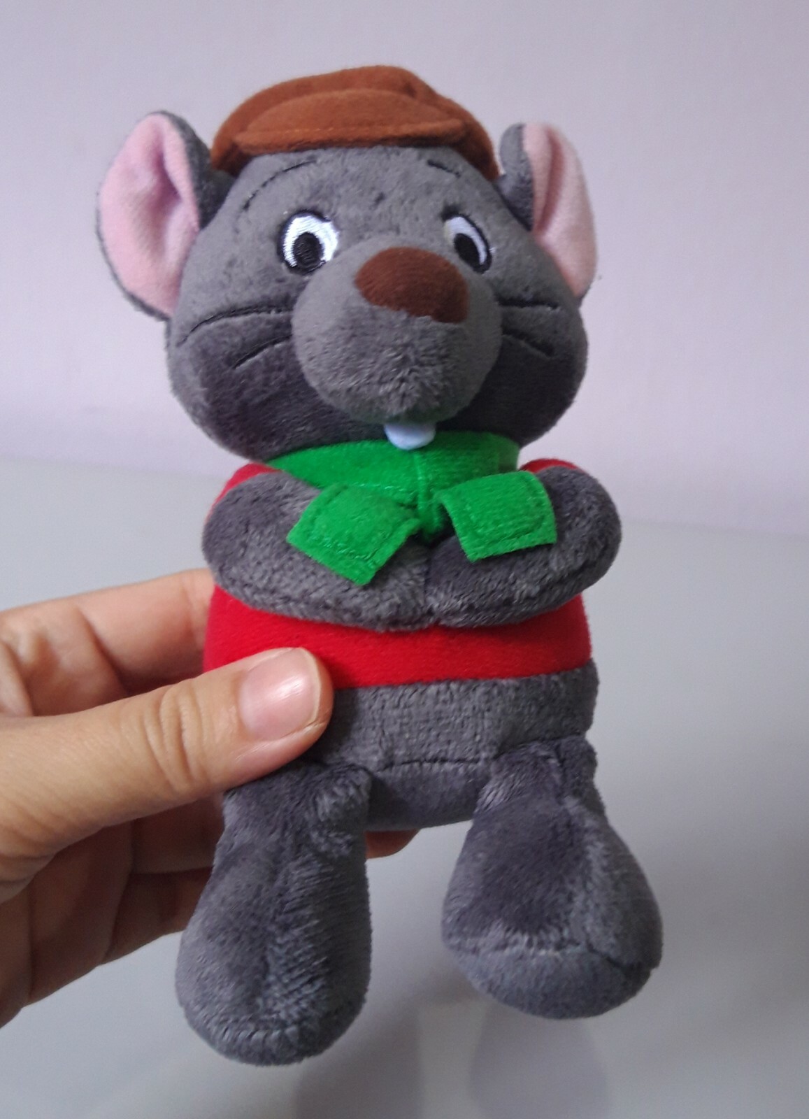 DISNEY THE RESCUERS BERNARD T-ARTS MOUSE MICE PLUSH STUFFED DOLL SOFT ...