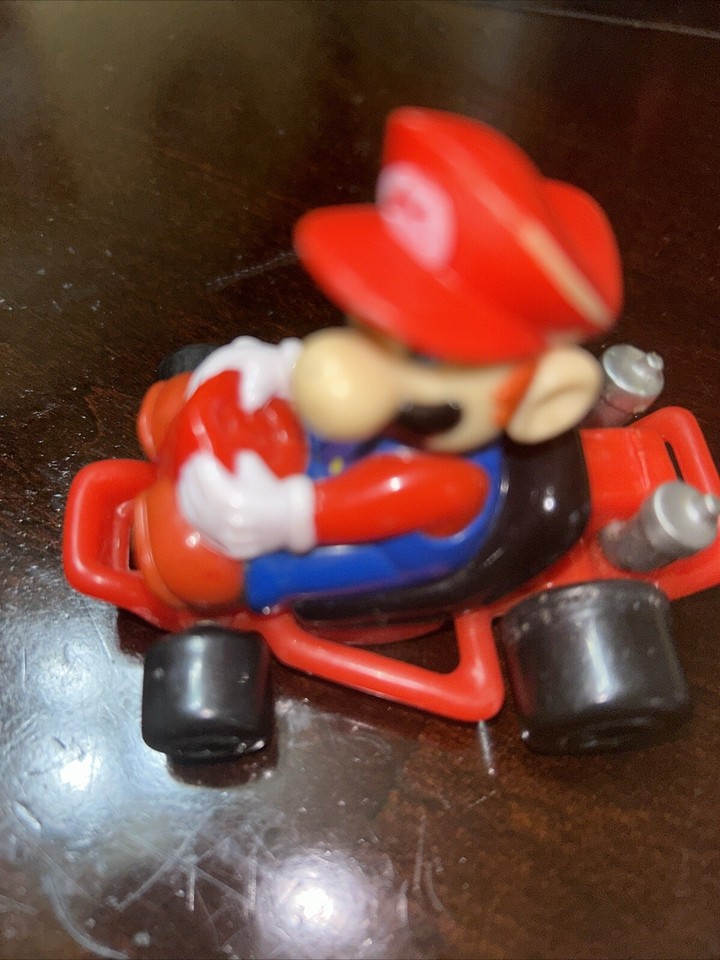 2002 Super Mario Kart - Mario Bros. Red Pull Back Racer Car Wendy’s ...