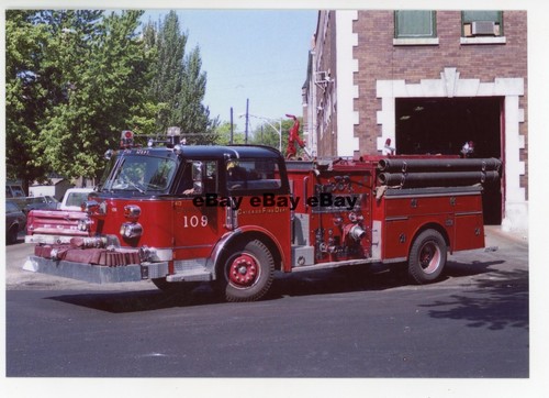 Chicago, IL Engine 109 1976 American Lafrance Fire Truck Photo | eBay