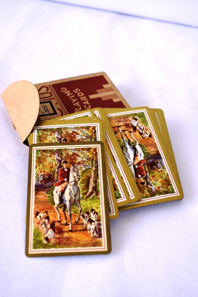 Vintage Bonus Playing Cards Deck Made In U.S.A With Original Box ...