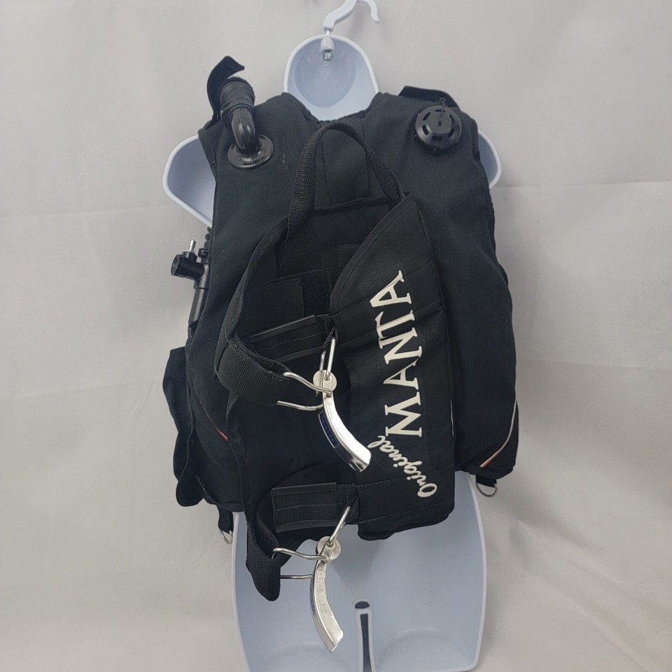 SEATEC Size SMALL Original MANTA Buoyancy Compensator BCD Double Tank ...