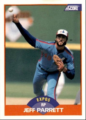 1989 Score Baseball Card Jeff Parrett Montreal Expos #377 | eBay