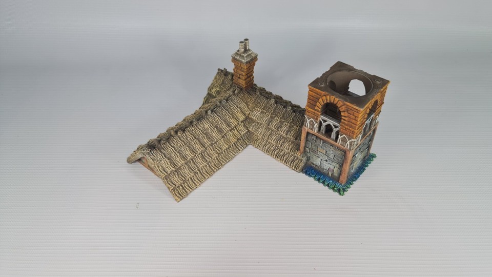 Medieval Town- Bell Tower Farm. 28mm Wargame/RPG/DnD Terrain | eBay UK