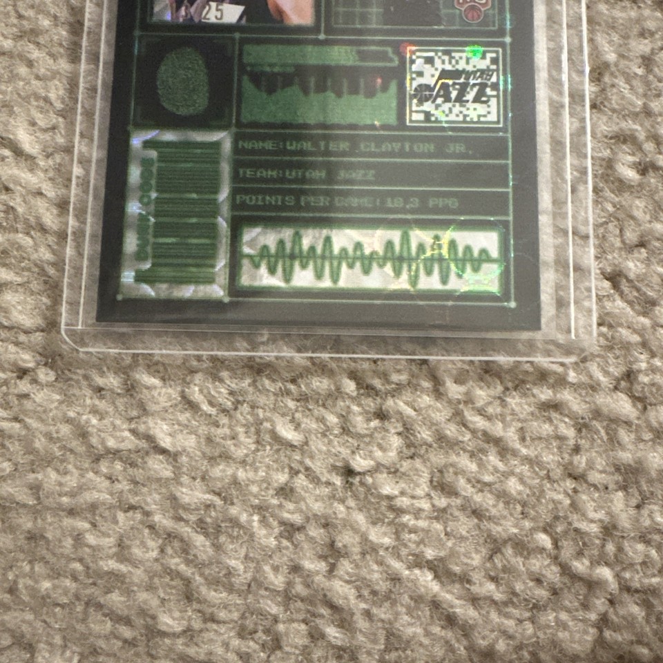 2025-26 Topps Walter Clayton Jr Scan & Slam Cart Load 13/25 Rookie Jazz ...
