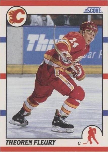 1990-91 Score - #226 Theoren Fleury for sale online | eBay