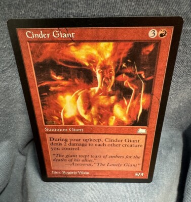 MTG - Cinder Giant - Weatherlight - NM - Free Shipping! - Buy more ...