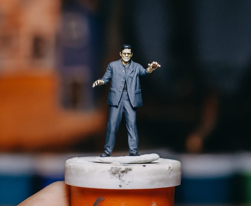 Classic Halloween Horror HO 1/87 1/64 miniature figure hotwheels no ...