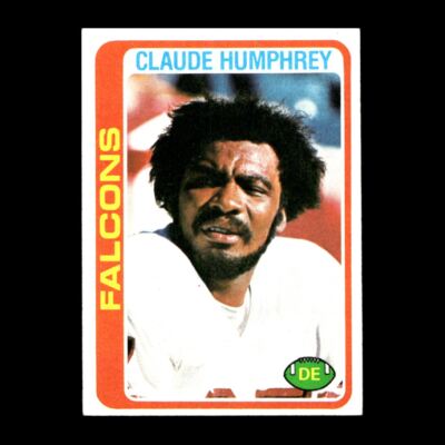 Claude Humphrey 1978 Topps Atlanta Falcons #230 R308H 4 | eBay