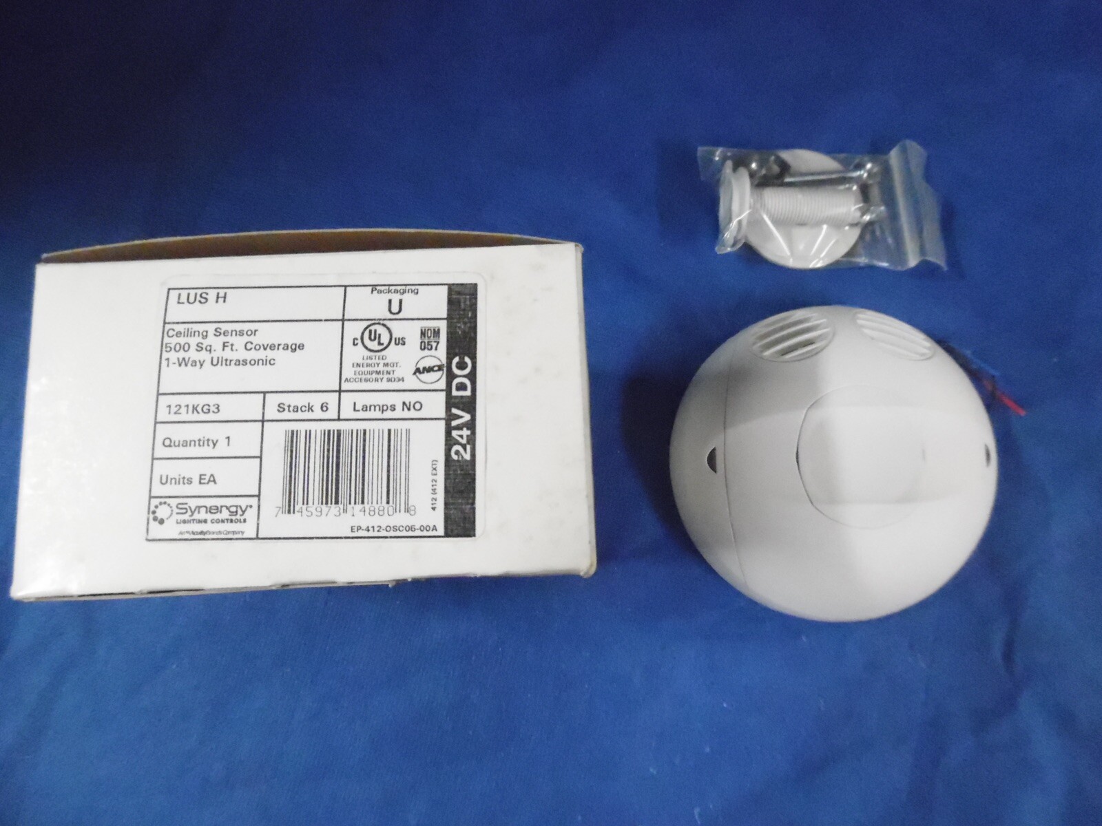 Ultrasonic Sensor LUS H 500ft/sq Lithonia Lighting Synergy Control ...