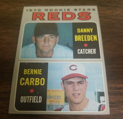 BERNIE CARBO 1970 TOPPS VINTAGE CARD #36 CINCINNATI REDS (1970 ROOKIE ...