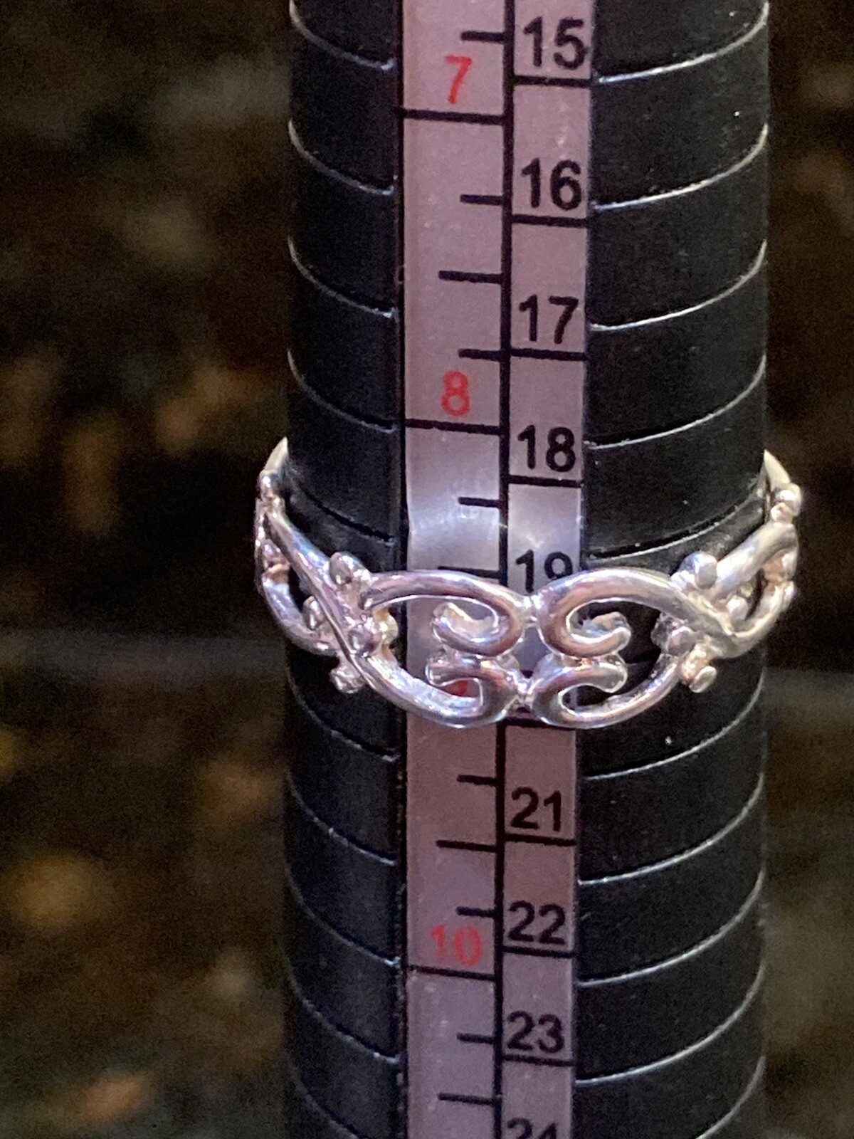 Beautiful Vintage Basket Weave Pattern Sterling Silver 8.75 Ring | eBay