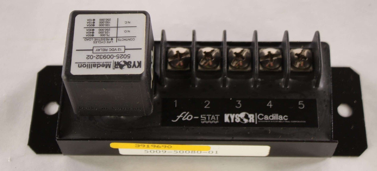 New 5009-50080-01 Kysor Medallion Flo-Stat Relay 12V | eBay