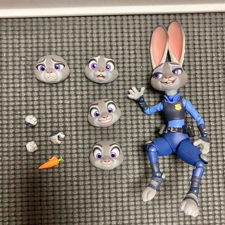 KAIYODO REVOLTECH Nick Wilde Judy Hopps Zootopia Movie Revo Action ...